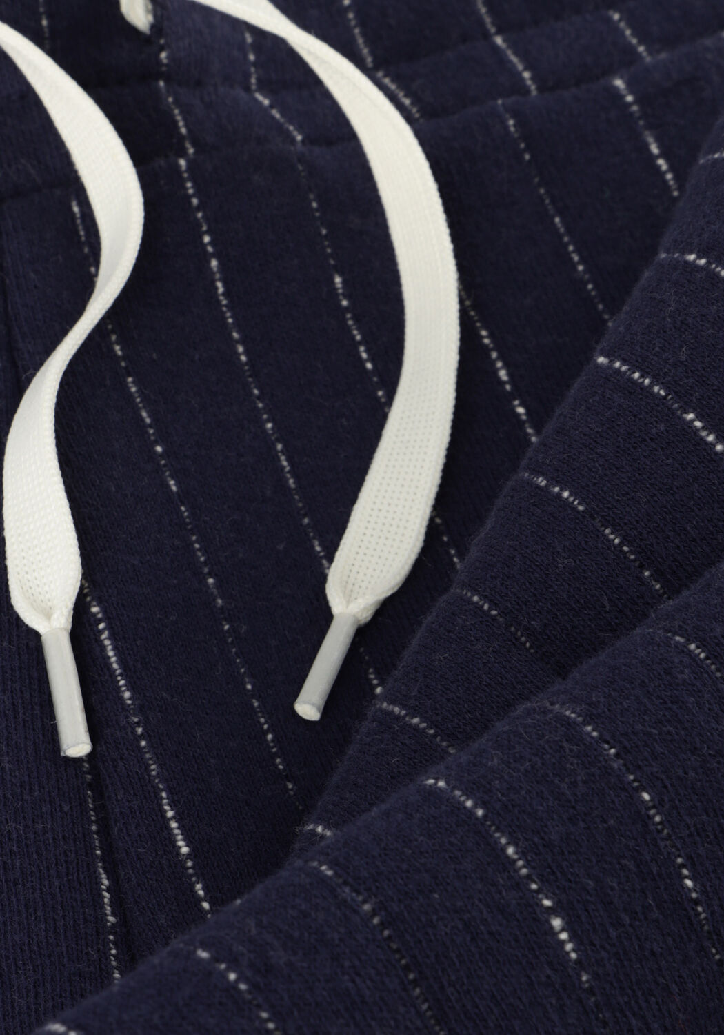 Donkerblauwe AO76 Korte broek ELLIOT STRIPED SHORTS | Omoda