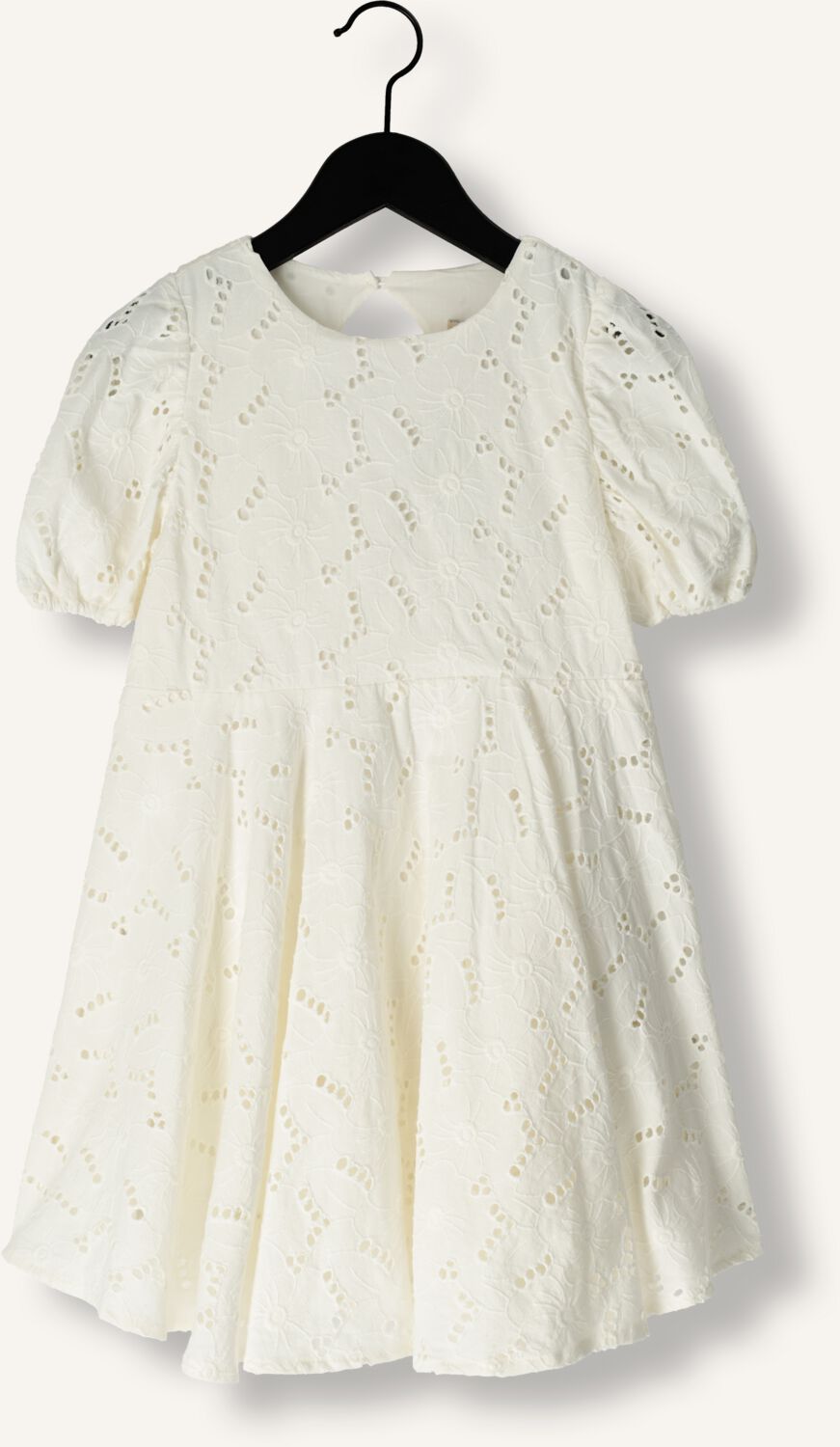 Witte KONGES SLOJD Mini jurk GLAISE DRESS GOTS | Omoda