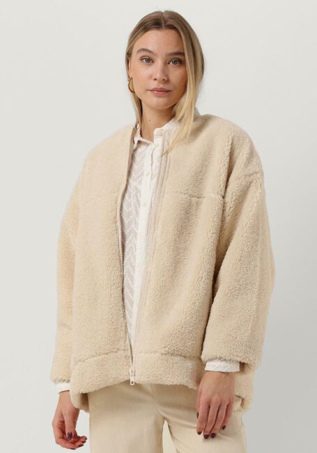 Gebroken wit MINIMUM Teddy jas BAVORY 9024 | Omoda