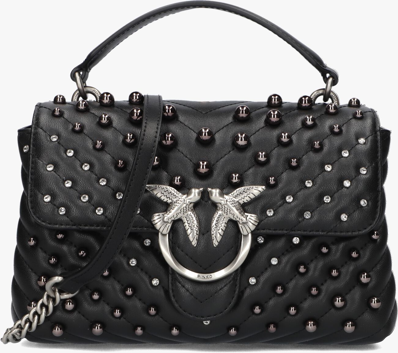 Zwarte PINKO Schoudertas LOVE LADY PUFF MINI | Omoda