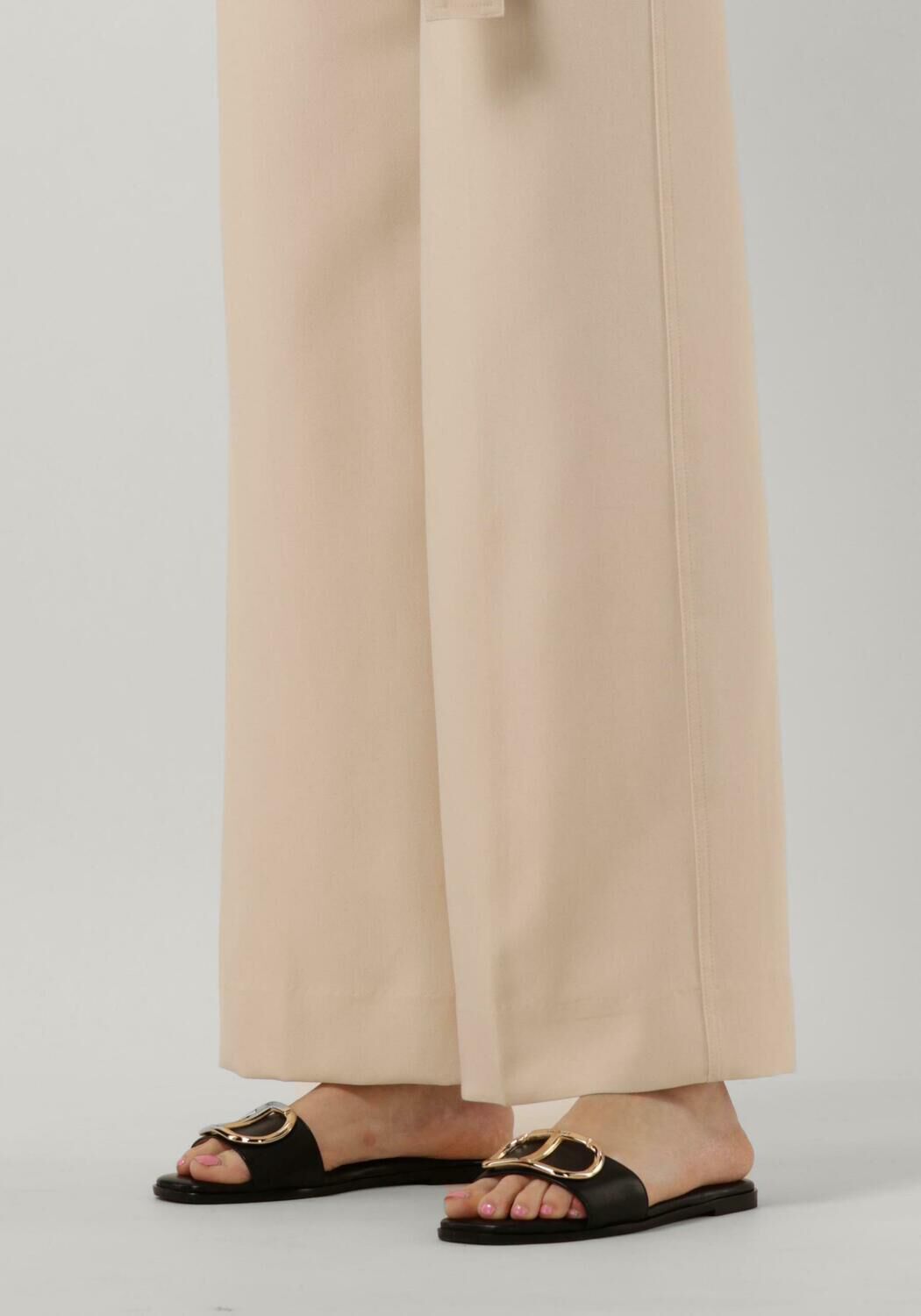 Zwarte TWINSET MILANO Slippers 231TCP128 | Omoda