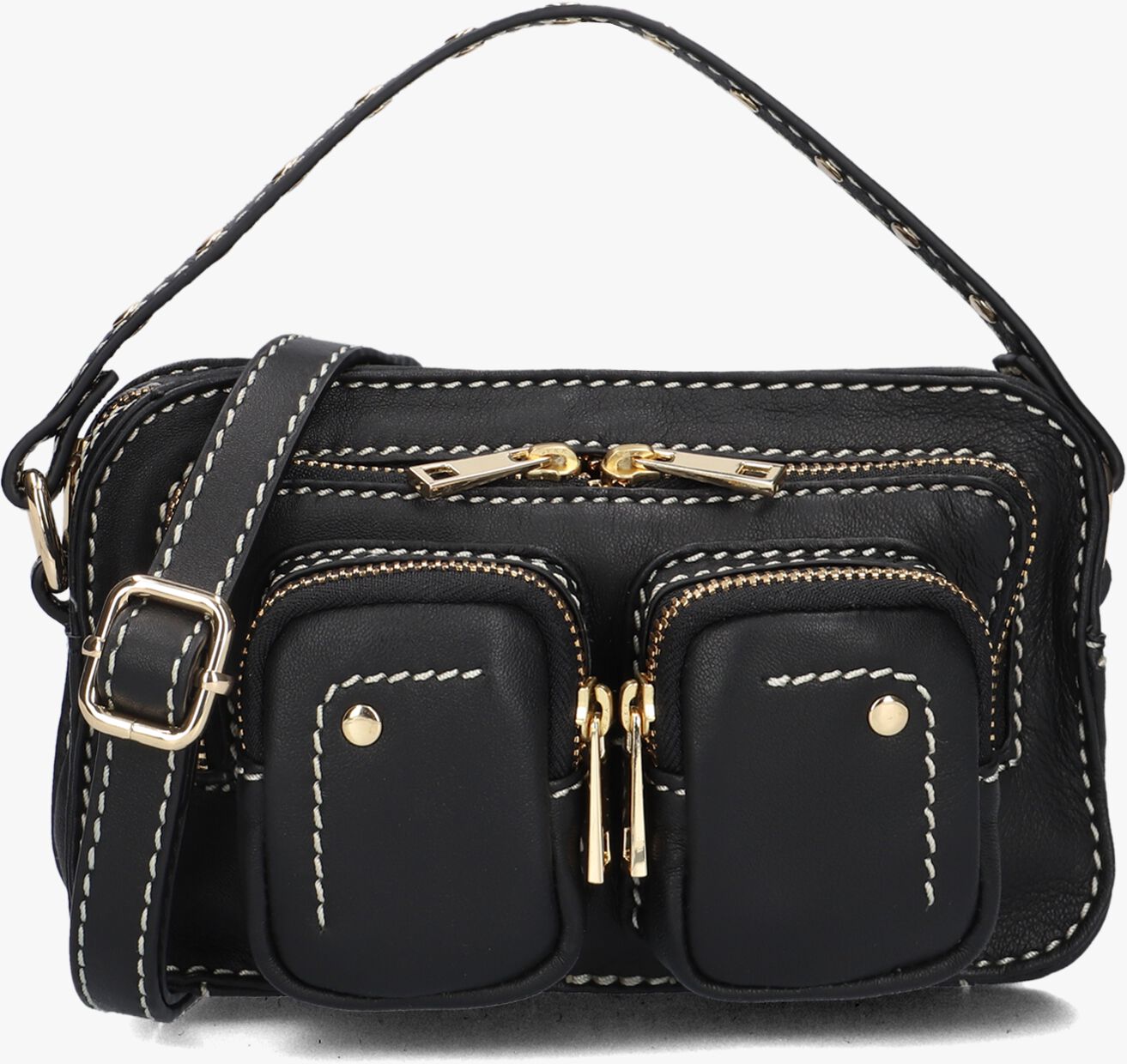 Zwarte NÚNOO Schoudertas HELENA COZY | Omoda