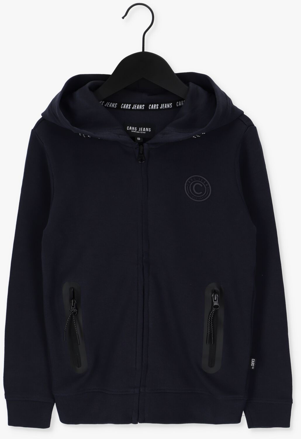 Donkerblauwe CARS JEANS Vest KIDS ISCAR HOOD | Omoda