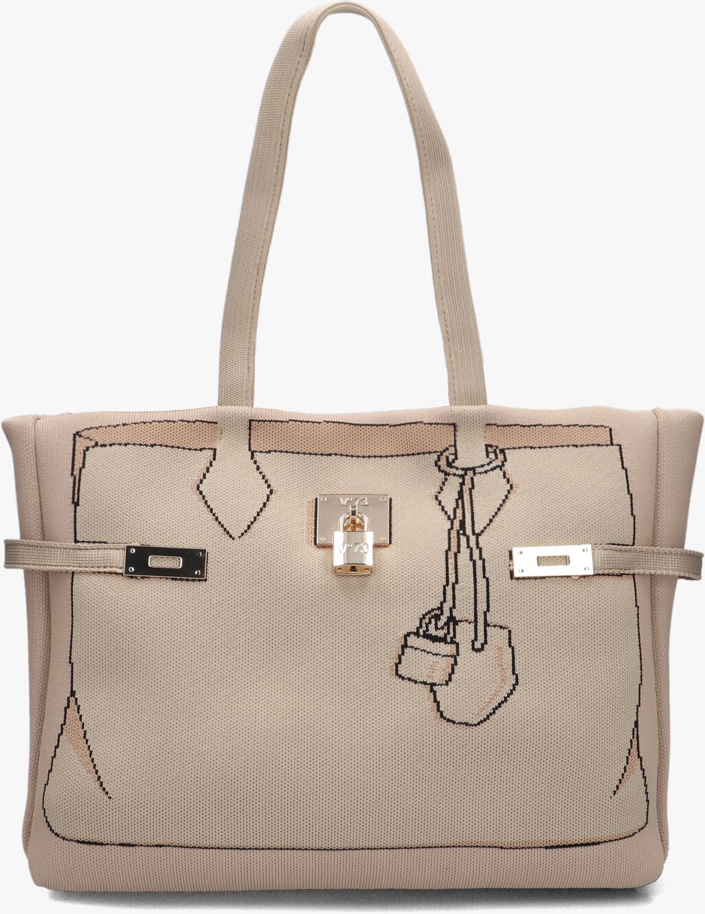 Beige V73 Shopper VENERE SHOPPING | Omoda