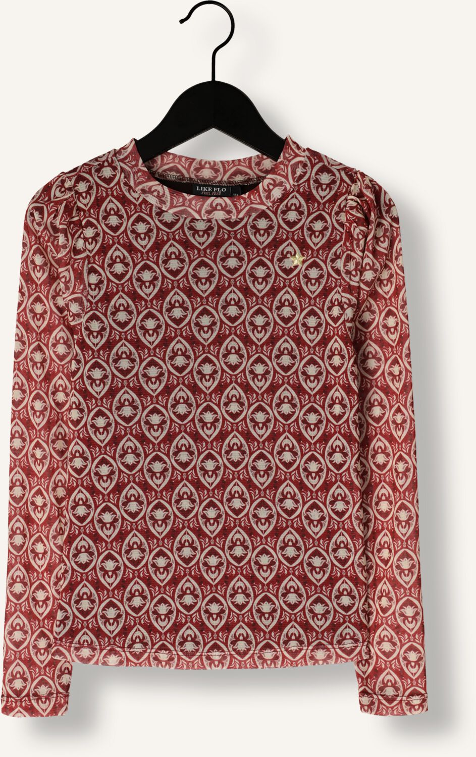 Bordeaux LIKE FLO Top ESTEE FLO MESH TOP | Omoda