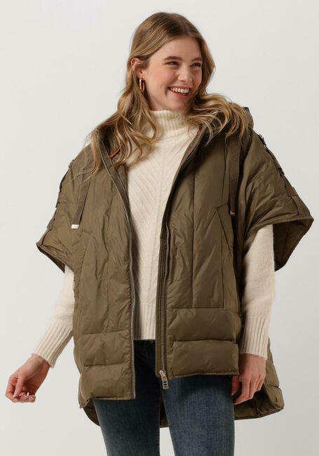 Groene MOS MOSH Bodywarmer AUBREY DOWN PONCHO | Omoda