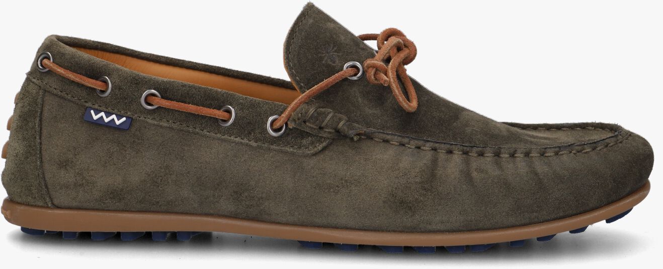 Groene FLORIS VAN BOMMEL Mocassins SFM-40009 | Omoda