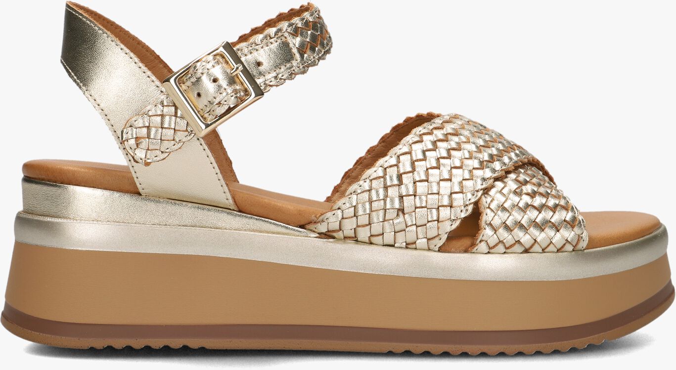 Gouden INUOVO Platte sandalen A98004 | Omoda