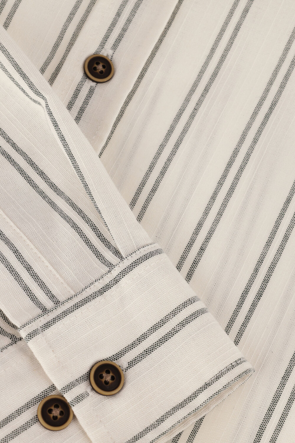 Gebroken wit ANERKJENDT Casual overhemd AKLEIF L/S DOUBLE STRIPE | Omoda