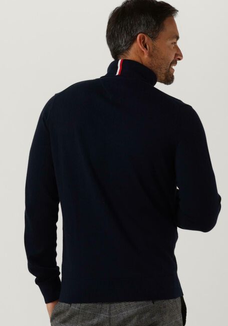 Donkerblauwe TOMMY HILFIGER Coltrui PIMA ORG CTN CASHMERE ROLL NECK | Omoda