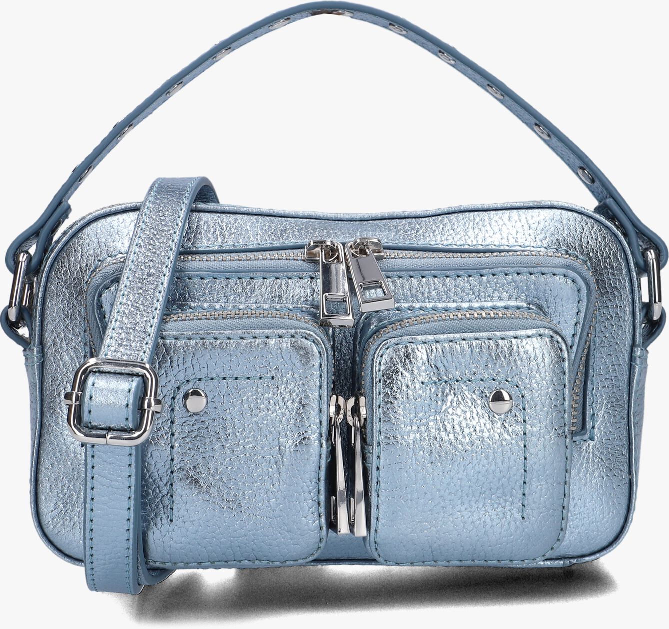 Blauwe NÚNOO Crossbodytassen HELENA METALLIC | Omoda