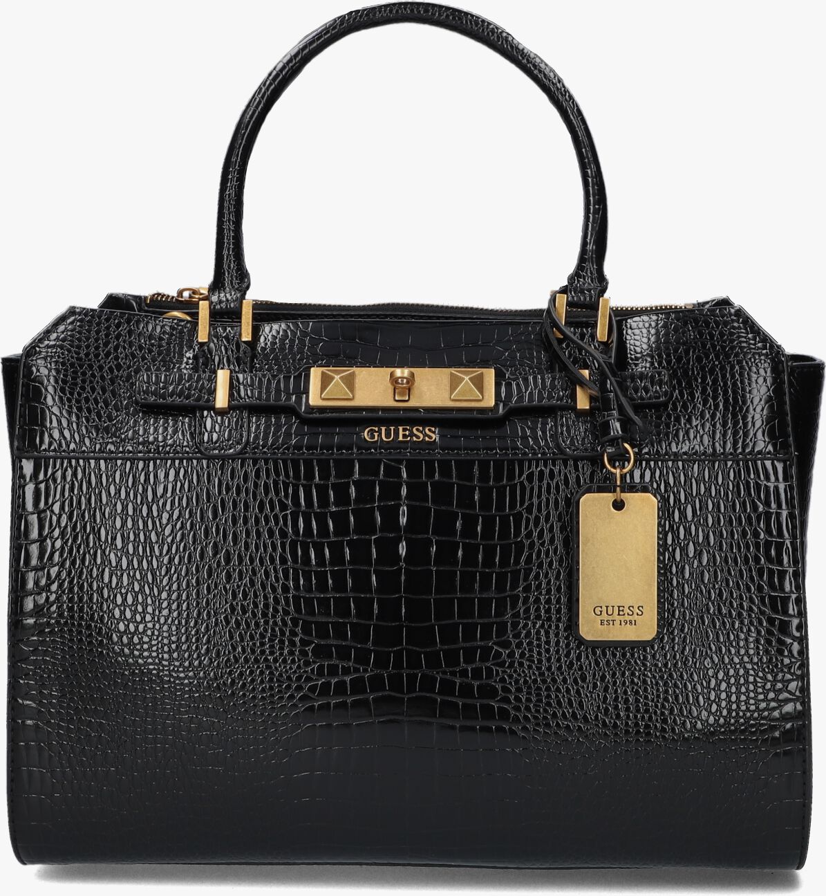 Zwarte GUESS Handtas RAFFIE CARRYALL | Omoda