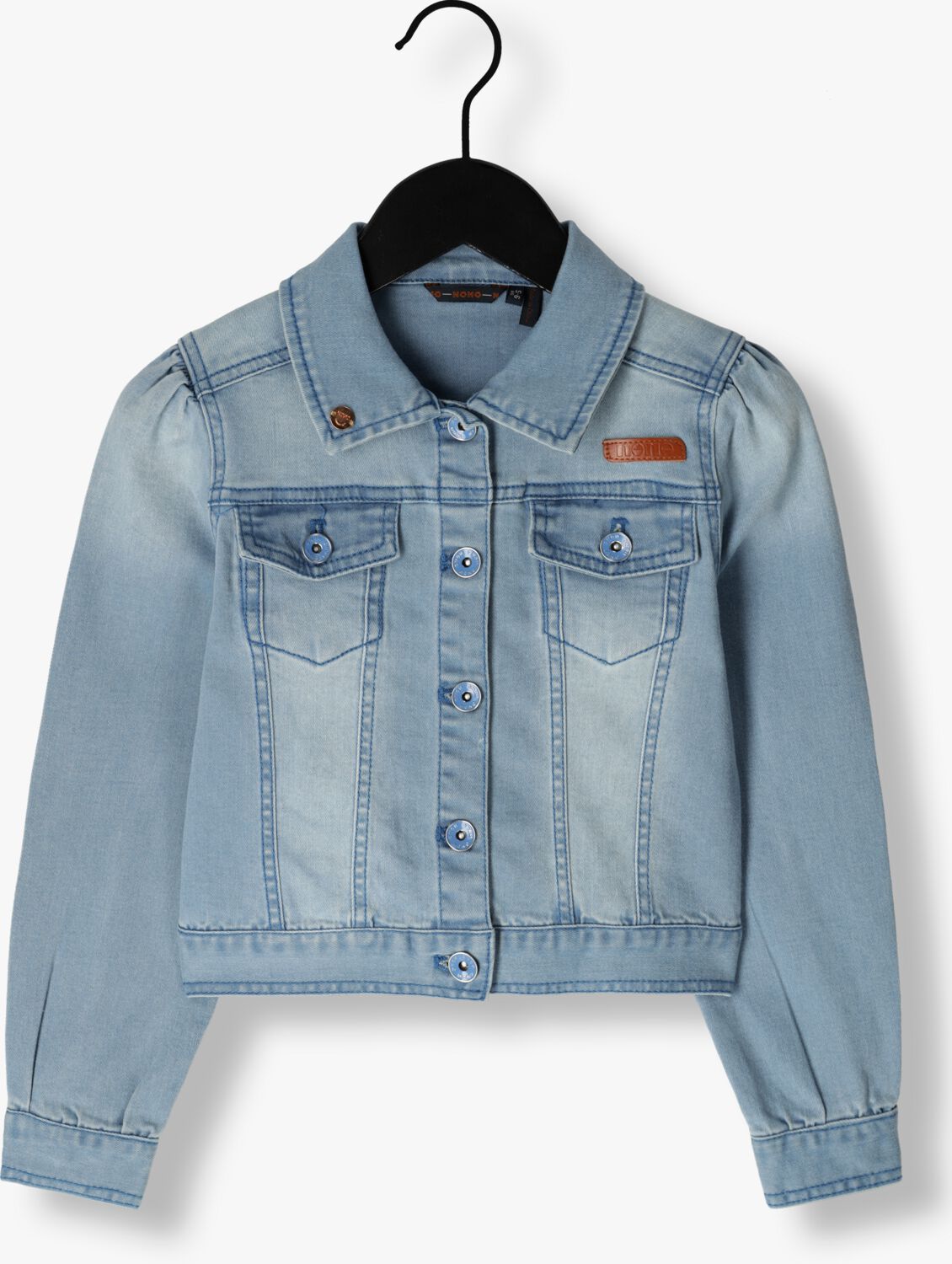 Blauwe NONO Spijkerjas DOVE GIRLS DENIM JACKET BLUE | Omoda