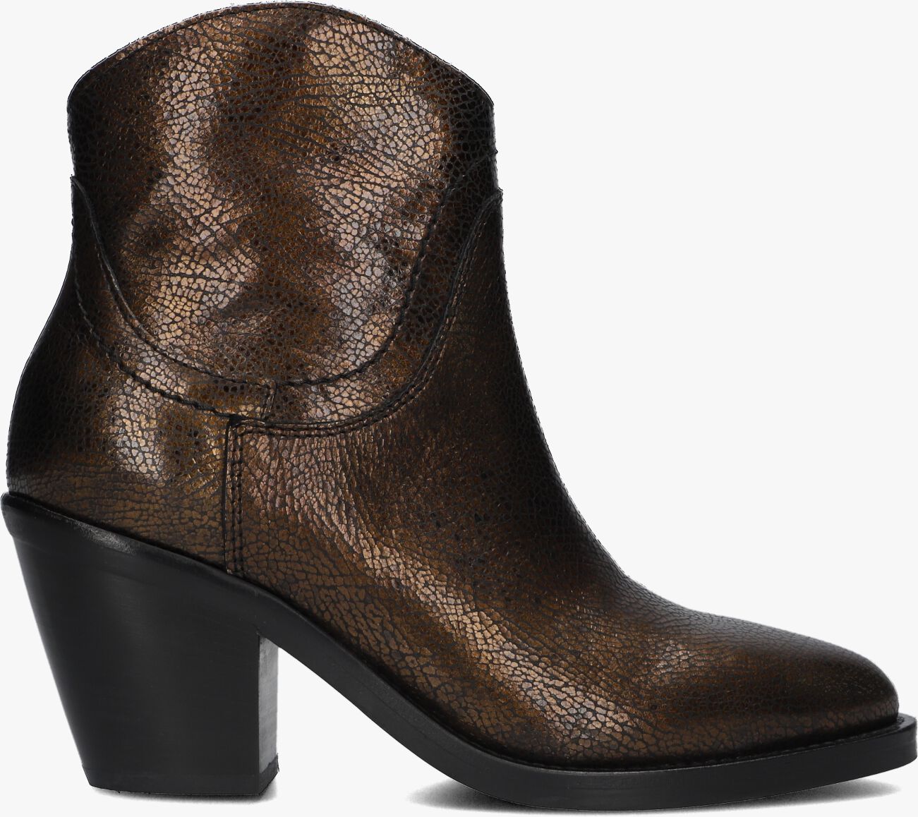 Bronzen VIA VAI Enkellaarsjes MARA DENVER | Omoda