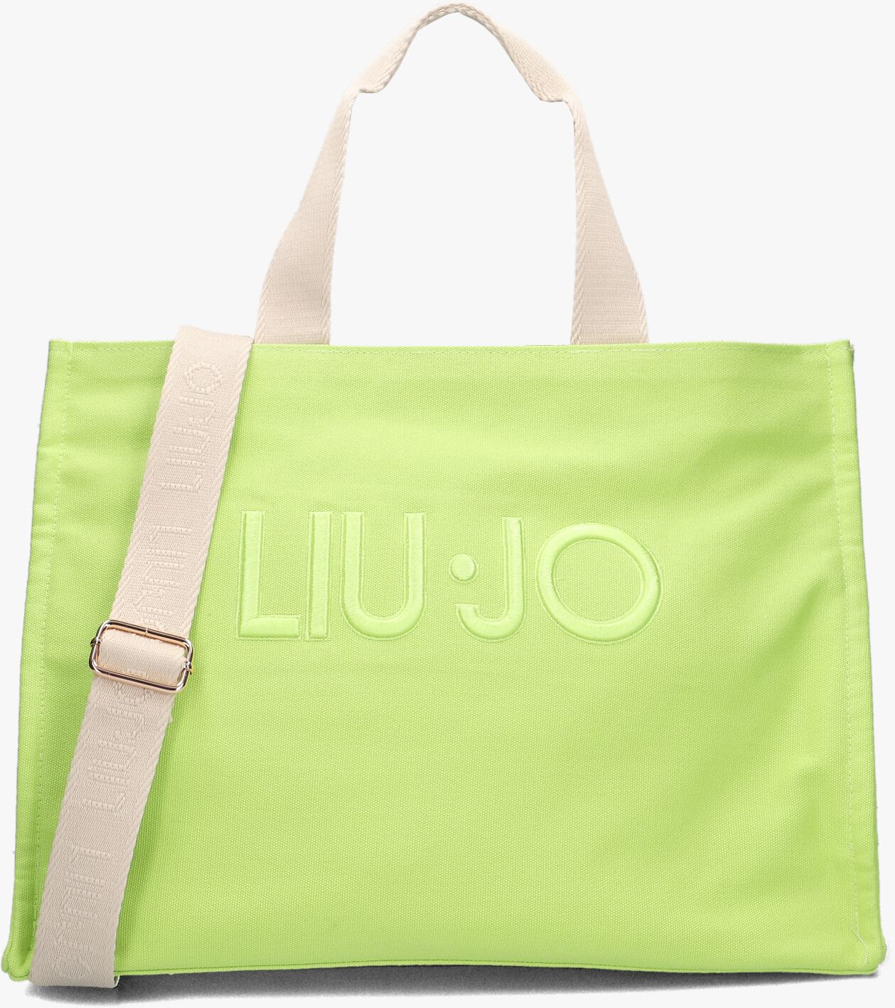 Groene LIU JO Shopper CANVAS BAG | Omoda