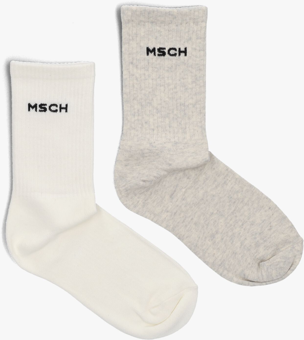 Ecru MSCH COPENHAGEN Sokken MSCHSPORTY LOGO SOCKS | Omoda