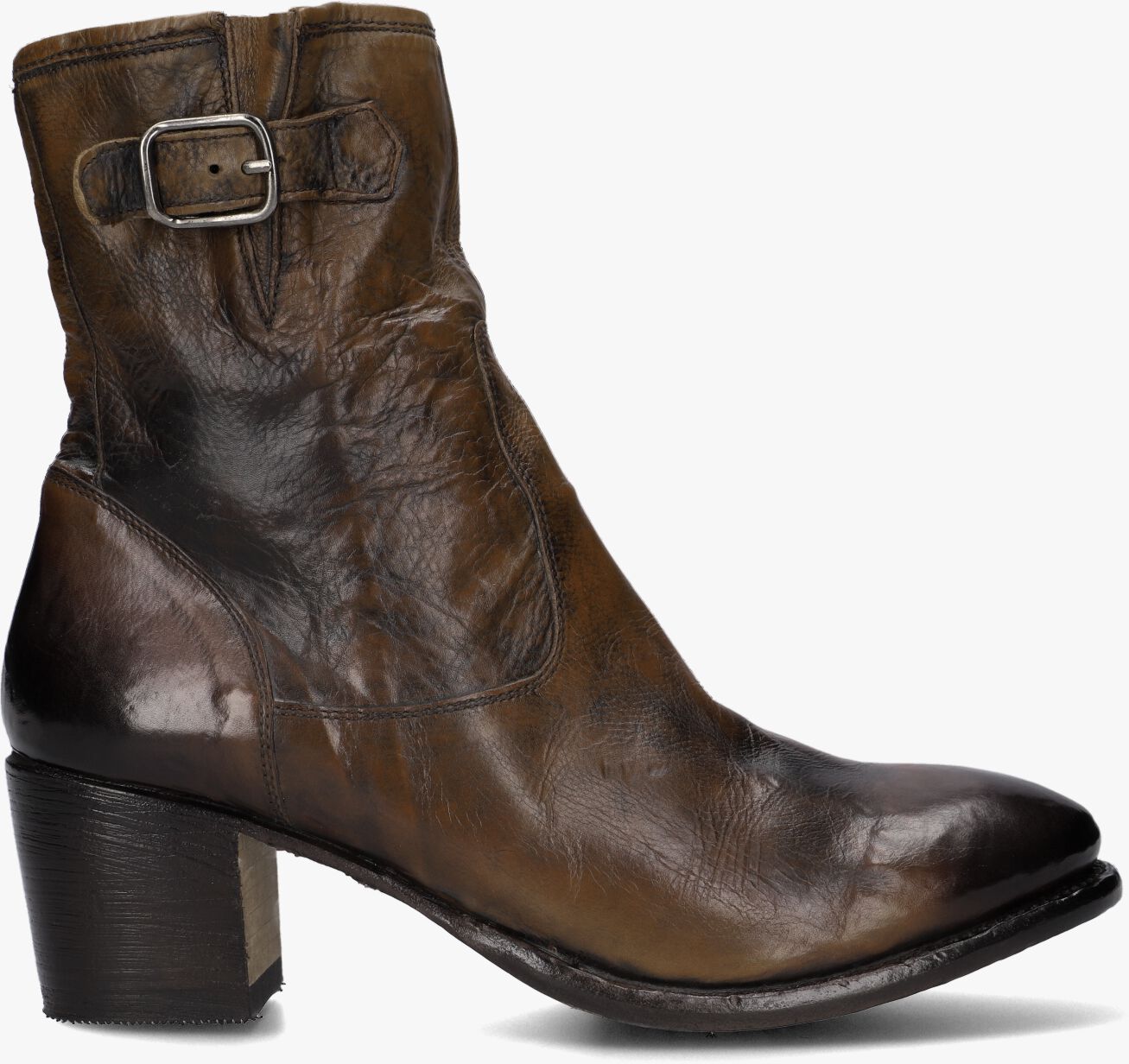 Bruine CORDWAINER Enkellaarsjes 41004 | Omoda