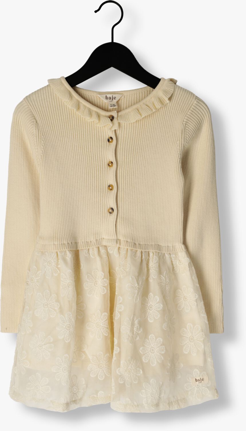 Beige BAJE STUDIO Mini jurk MOON | Omoda