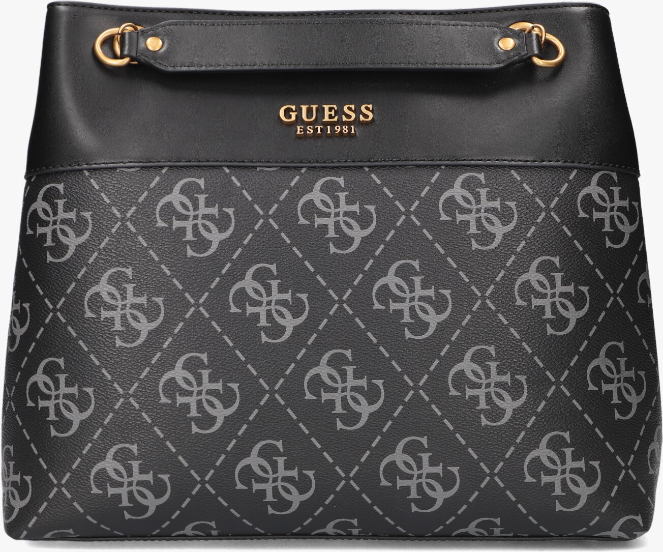 Zwarte GUESS Handtas BERTA ELITE SOCIETY CARRYALL | Omoda