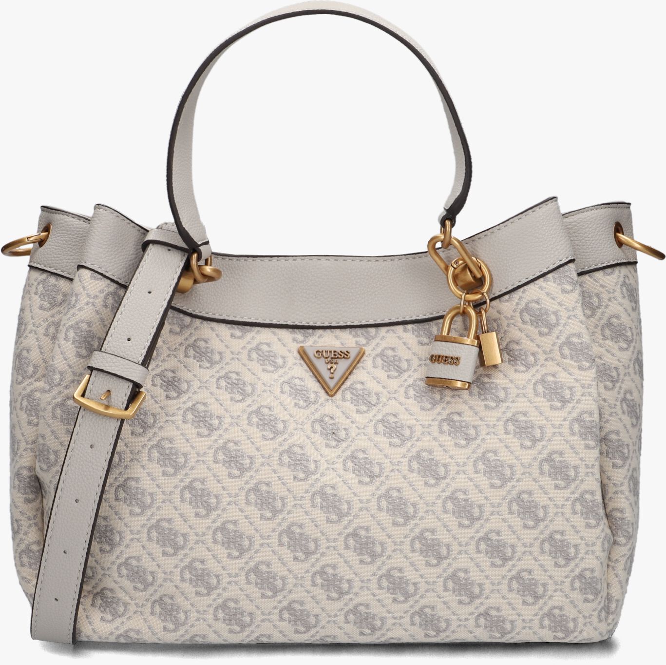 Beige GUESS Handtas SHEMARA GIRLFRIEND CARRY ALL | Omoda