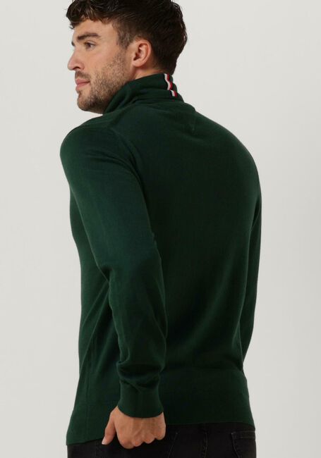 Donkergroene TOMMY HILFIGER Coltrui PIMA ORG CTN CASHMERE ROLL NECK | Omoda
