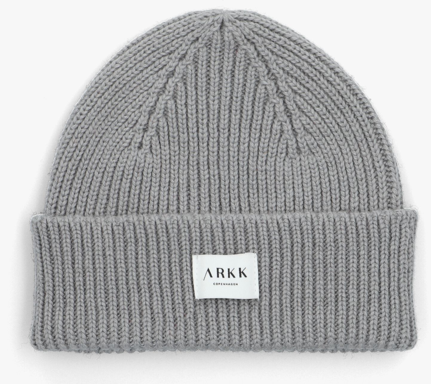 Grijze ARKK COPENHAGEN Muts CLASSIC BEANIE | Omoda