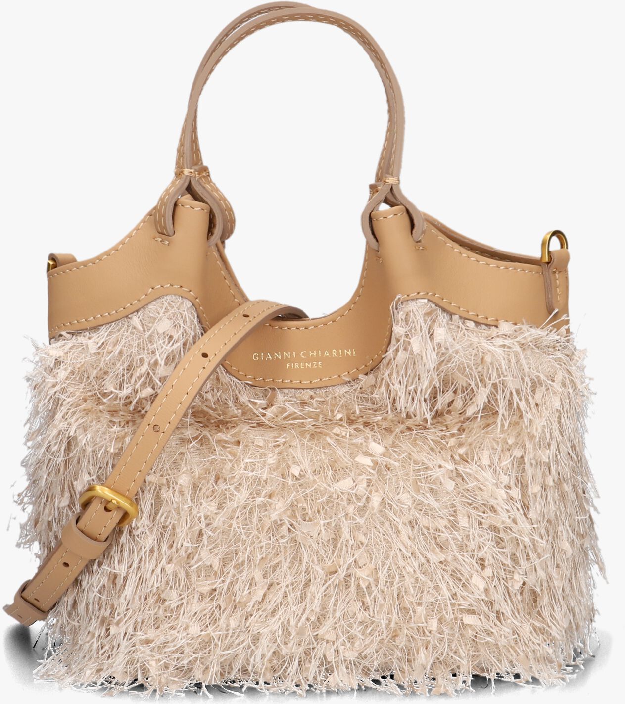 Beige GIANNI CHIARINI Schoudertas DUA 11118 | Omoda