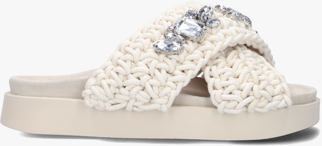 Witte INUIKII Slippers WOVEN STONES | Omoda