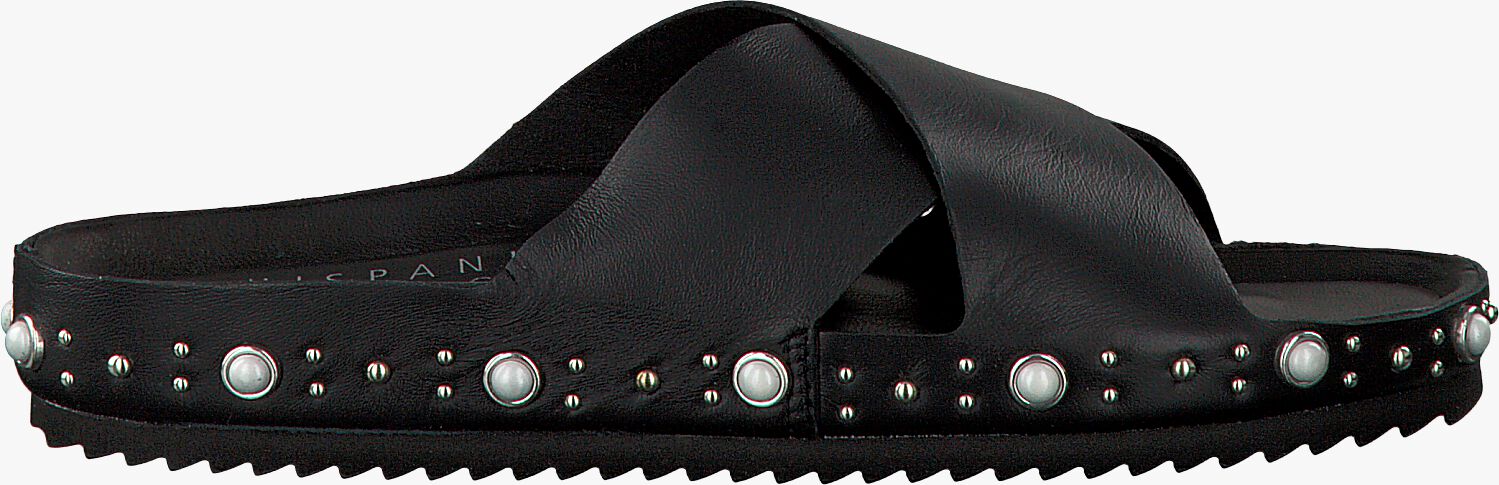 Zwarte HISPANITAS Slippers SANTORI | Omoda
