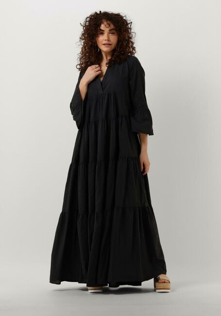 Zwarte DEVOTION Maxi jurk KAMARES | Omoda