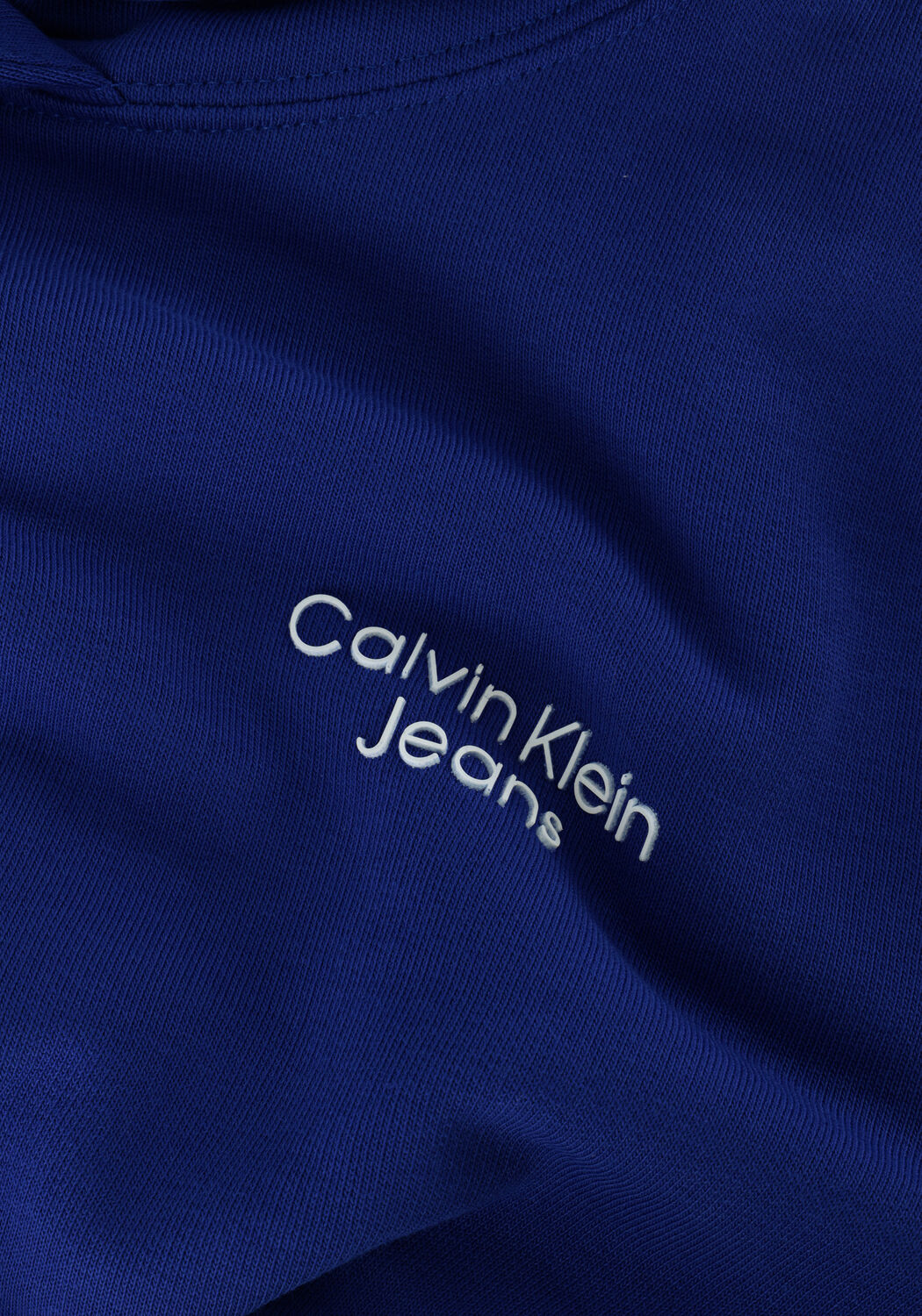 Blauwe CALVIN KLEIN Trui CKJ STACK LOGO HOODIE | Omoda