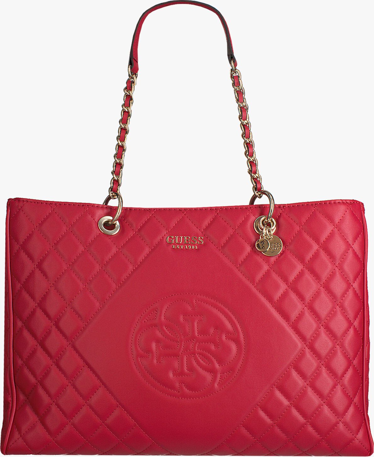 Rode GUESS Handtas SWEET CANDY LARGE CARRY ALL | Omoda