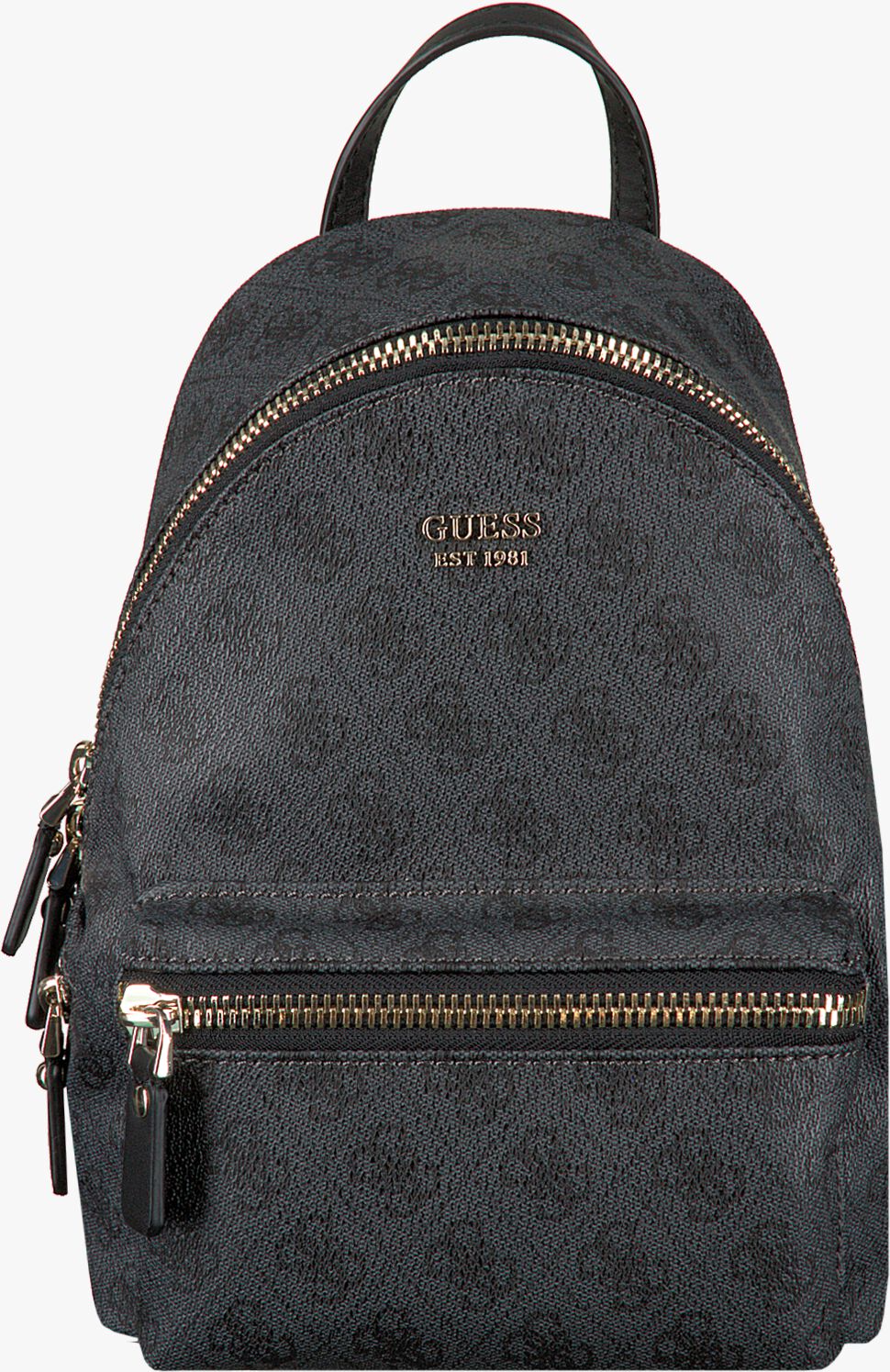 Grijze GUESS LEEZA SMALL BACKPACK Rugtas | Omoda