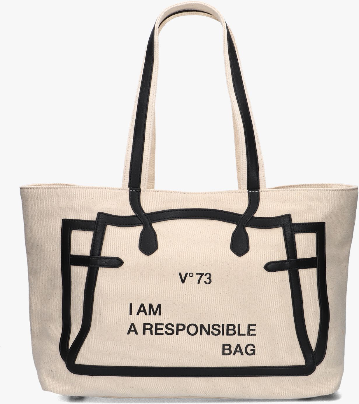 Beige V73 Shopper RESPONSIBILITY SHOPPING MUST | Omoda