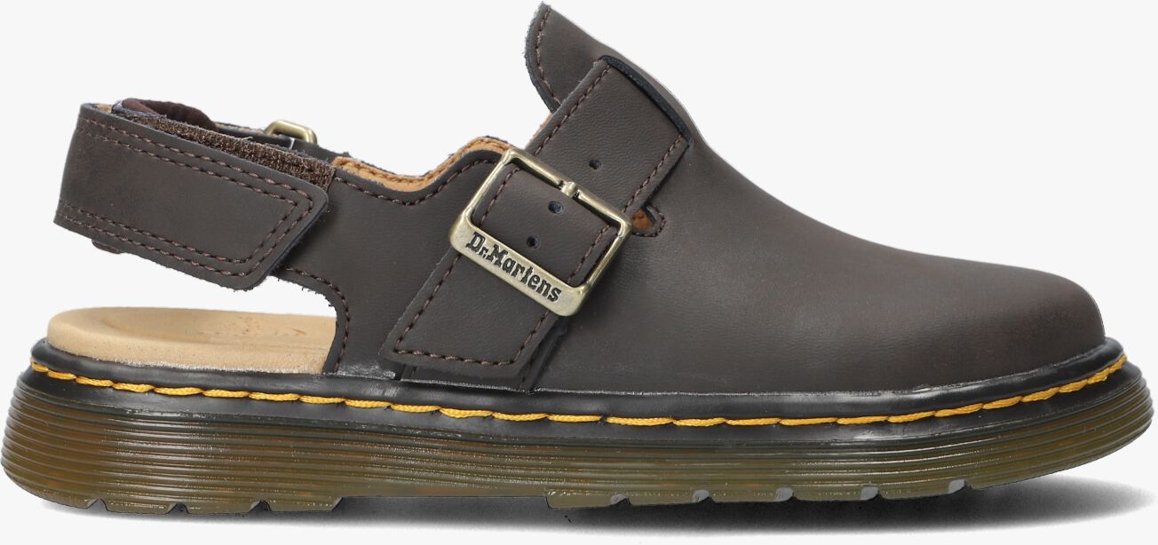 Bruine DR MARTENS Platte sandalen JORGIE K | Omoda