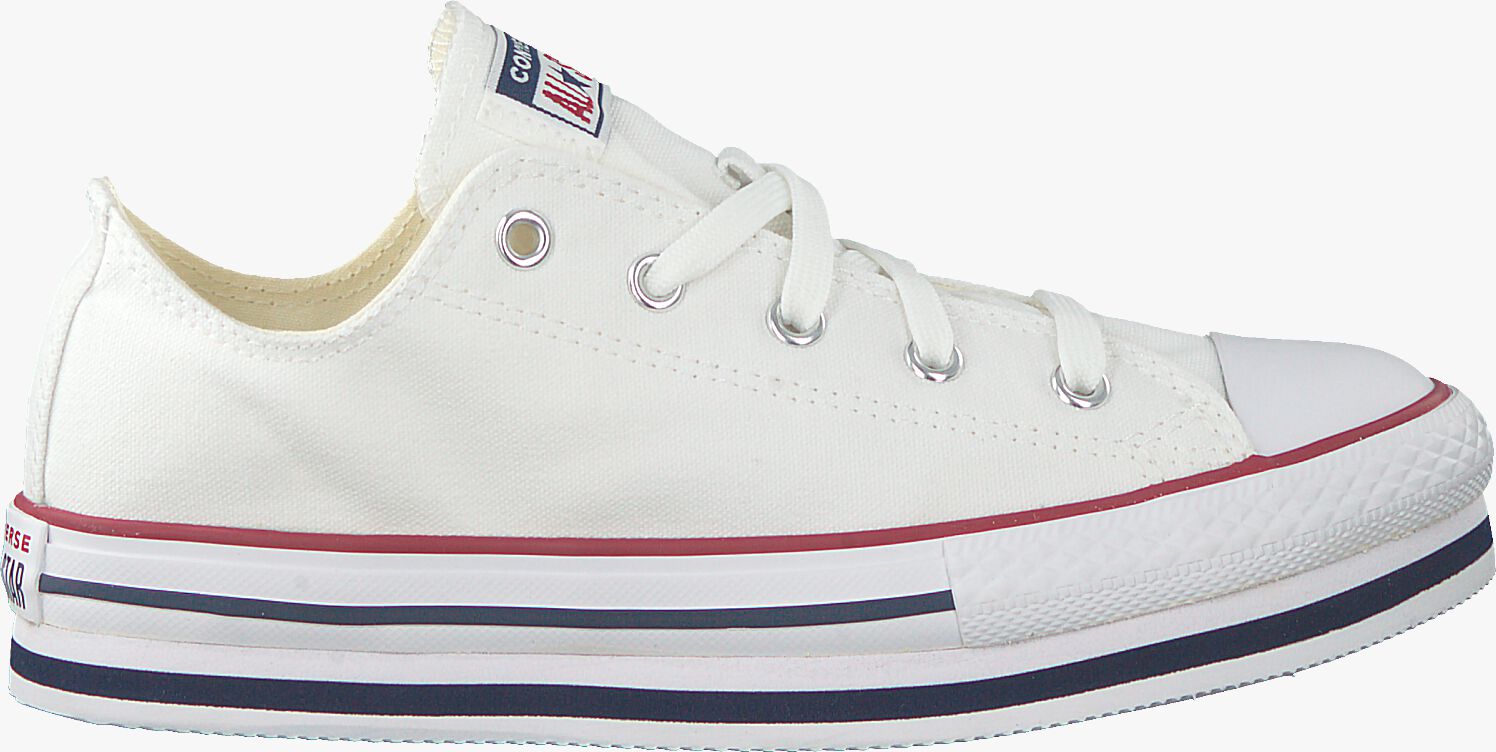 Witte CONVERSE Lage sneakers CHUCK TAYLOR ALL STAR PLAT LO | Omoda