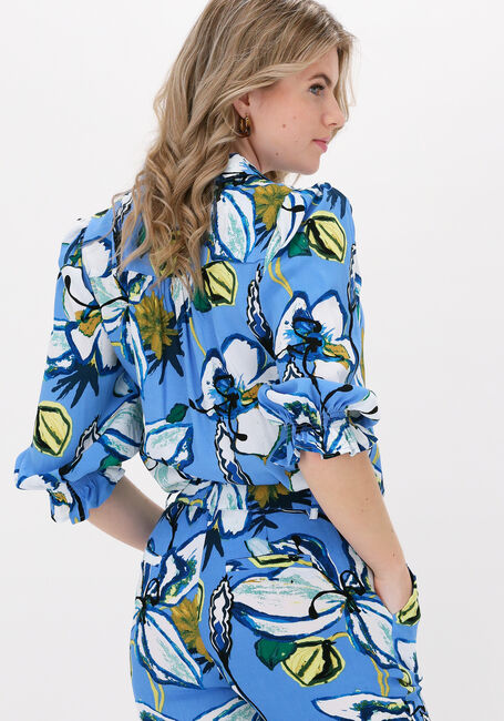 Blauwe POM AMSTERDAM Blouse LILY BLOUSE | Omoda