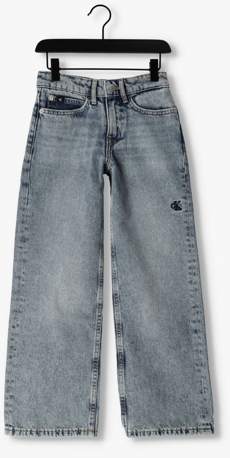 Blauwe CALVIN KLEIN Wide jeans WIDE LEG HR LIGHT AUTH BLUE | Omoda