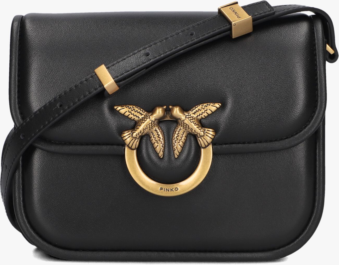 Zwarte PINKO Schoudertas LOVE BOX BAG | Omoda