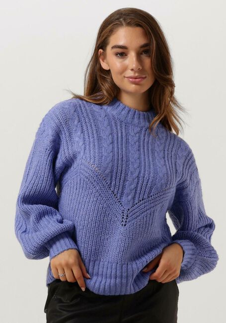 Blauwe OBJECT Trui OBJNOVA STELLA CABLE KNIT PULLOVER NOOS | Omoda
