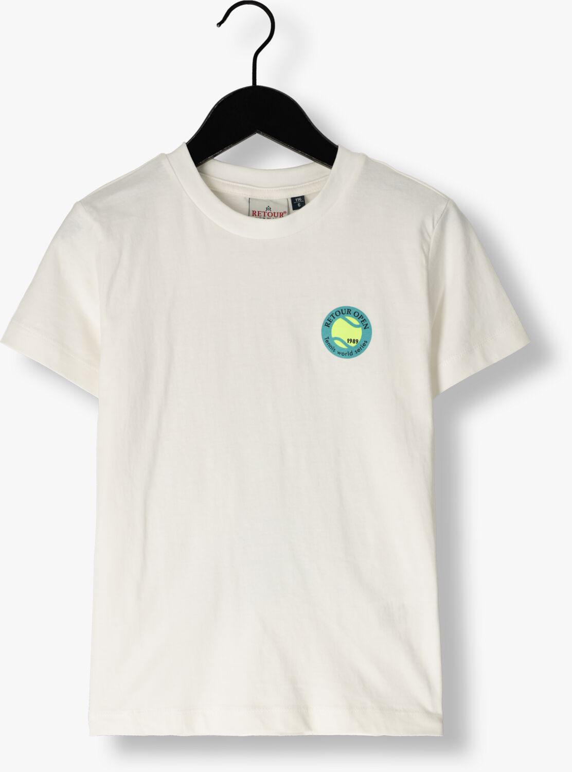 Gebroken wit RETOUR T-shirt VES 1 | Omoda