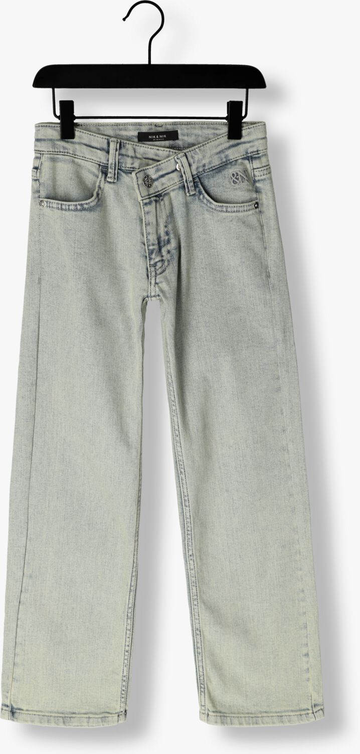 Blauwe NIK & NIK Straight leg jeans FENNA DENIM PANTS | Omoda