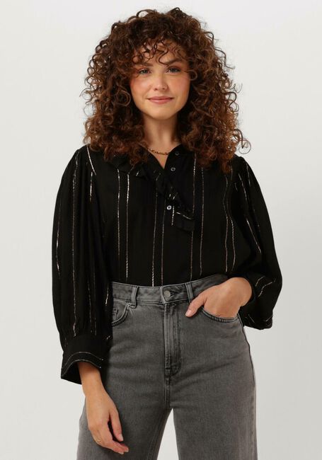 Zwarte ANTIK BATIK Blouse EDWARD BLOUSE | Omoda