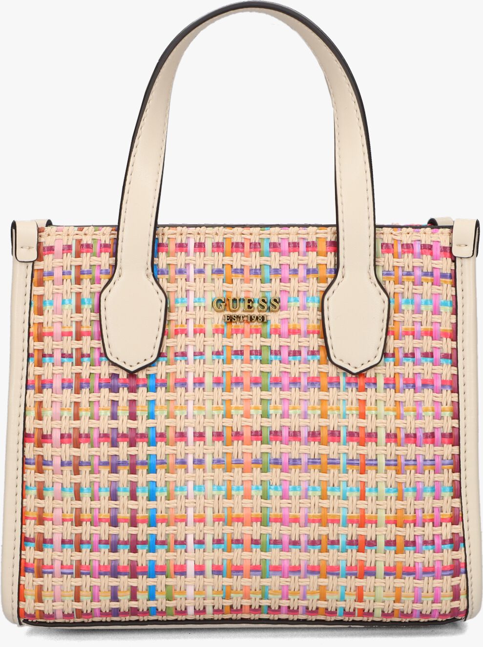 Multi GUESS Handtas SILVANA 2 COMPARTMENT MINI TOTE | Omoda