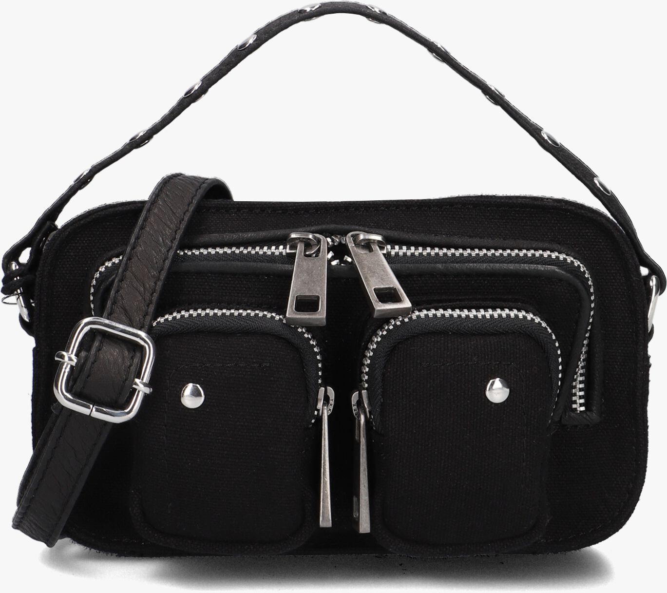 Zwarte NÚNOO Schoudertas HELENA RECYCLED | Omoda