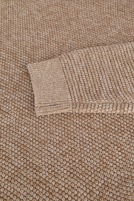 Camel SELECTED HOMME Trui VINCE LS KNIT BUBBLE CREW NECK NAW | Omoda