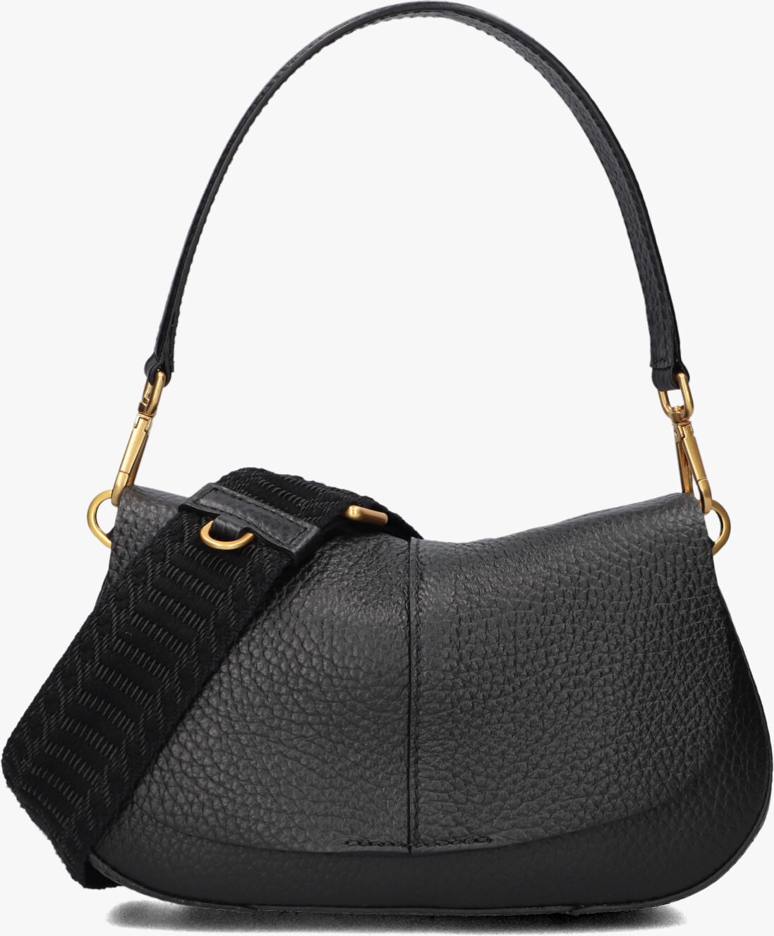 Zwarte GIANNI CHIARINI Schoudertas HELENA ROUND 11088 | Omoda