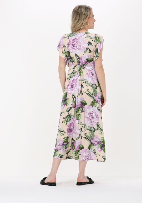 Paarse Y.A.S. Maxi jurk YASEVA SL ANKLE DRESS | Omoda