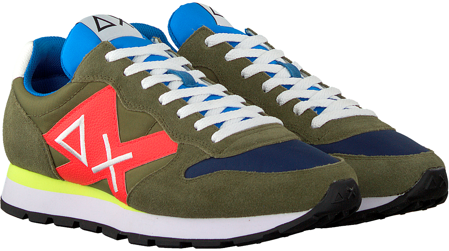 Groene SUN68 Lage sneakers TOM LOGO MEN | Omoda