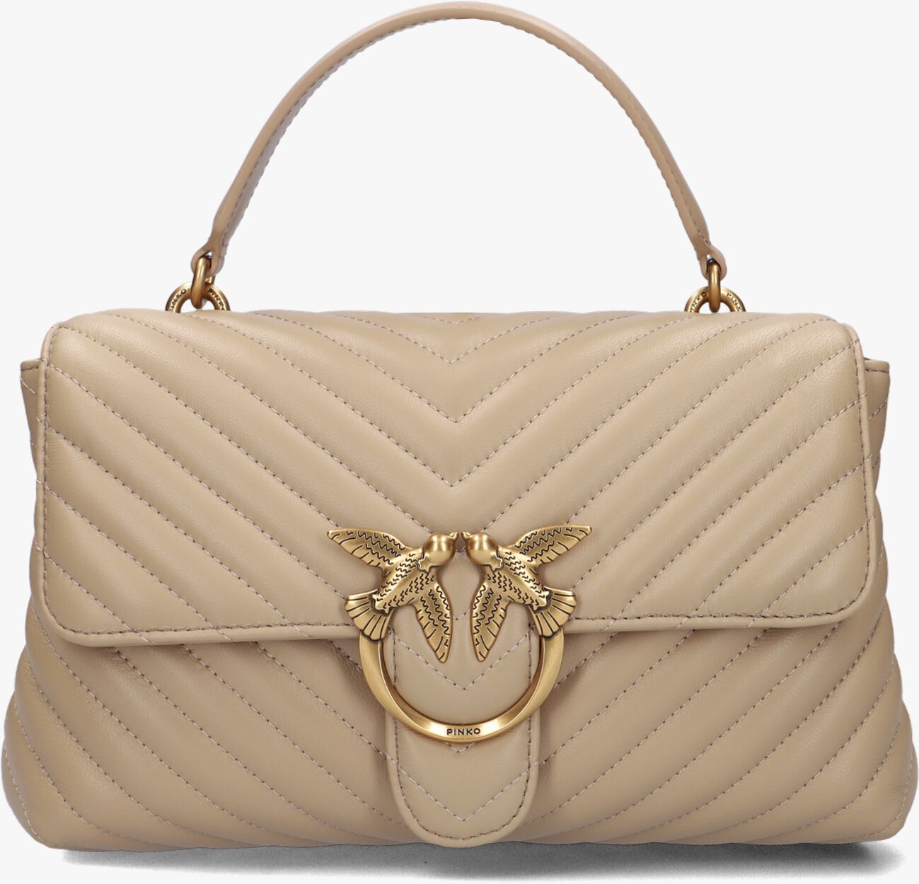 Beige PINKO Handtas LOVE LADY PUFF CLASSIC CL | Omoda
